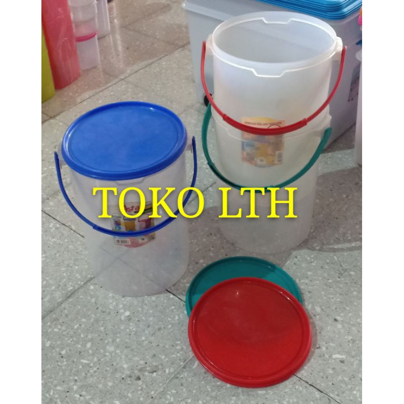 Jual TOPLES 13.5 LITER BULAT JINJING ARETA 0156 GREEN LEAF MINUMAN ES ...