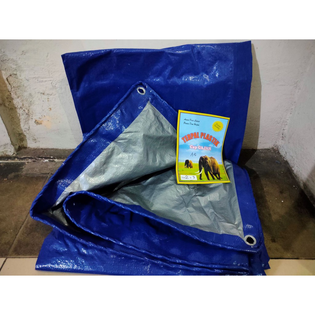 Jual Terpal Plastik A5 ukuran 8x12 meter cap Gajah | Shopee Indonesia