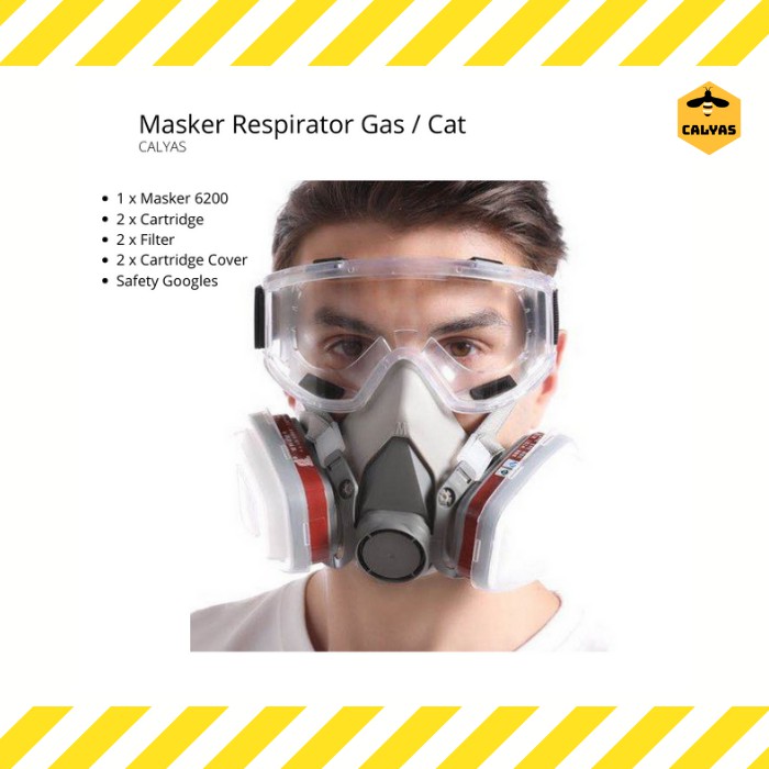 Jual Masker Gas / Masker Cat / Masker Fogging Industrial Safety ...