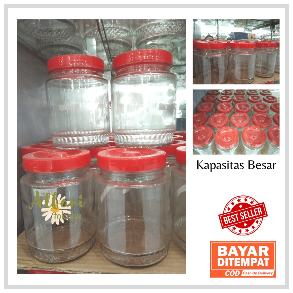 Jual ️ Albani ️ Toples Kaca Bentuk Bulat Kapasitas Besar - Toples Kaca ...