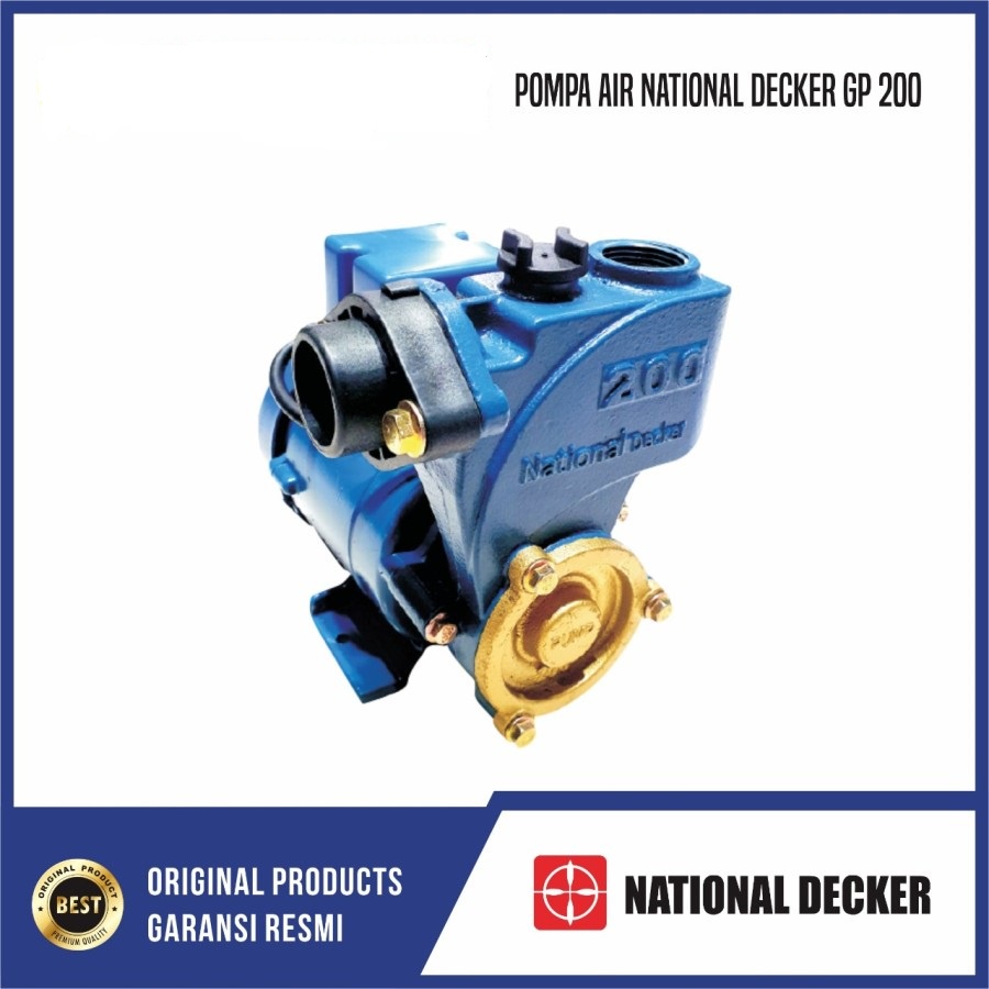Jual POMPA AIR NATIONAL GP200 200W 200 WATT NASIONAL DECKER PENDORONG ...