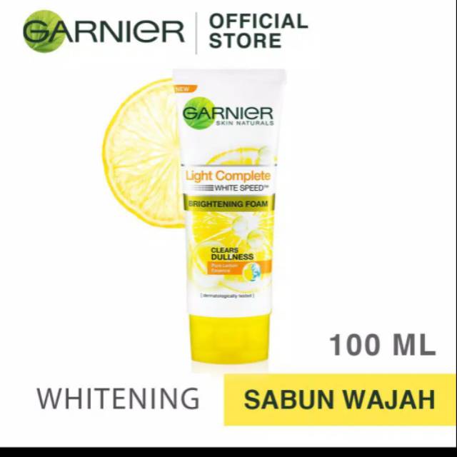 Jual Garnier Light Complete White Speed Brightening Foam -100 ml 75pcs ...
