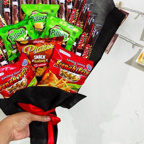 Jual bouquet snack wisuda | buket jajan | Shopee Indonesia
