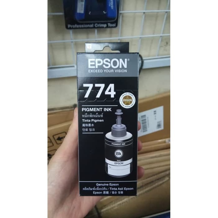 Jual Tinta Epson 7741 black isi 140ml untuk m100/ m105 m200/L605 ...