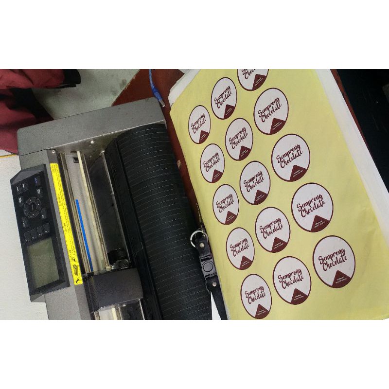 Jual cetak sticker kemasan/ lebel doff glossy | Shopee Indonesia