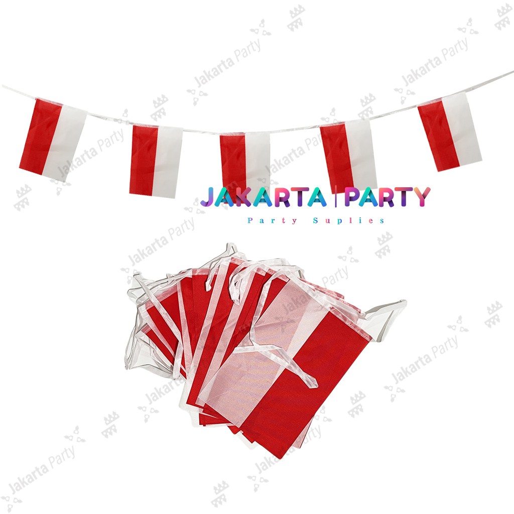 Jual Bendera Kain Renteng Merah Putih / Bendera Kain Merah Putih / Bendera | Shopee Indonesia
