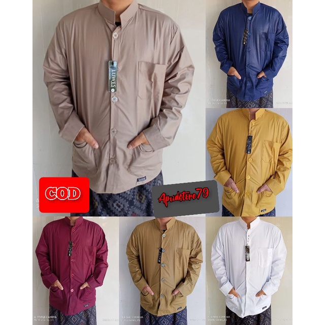 Jual Baju Koko Haibah Polos Baju Taqwa Koko Takwa Model Ammu Original ... Jual Baju Koko Haibah Polos Baju Taqwa Koko Takwa Model Ammu Original ...