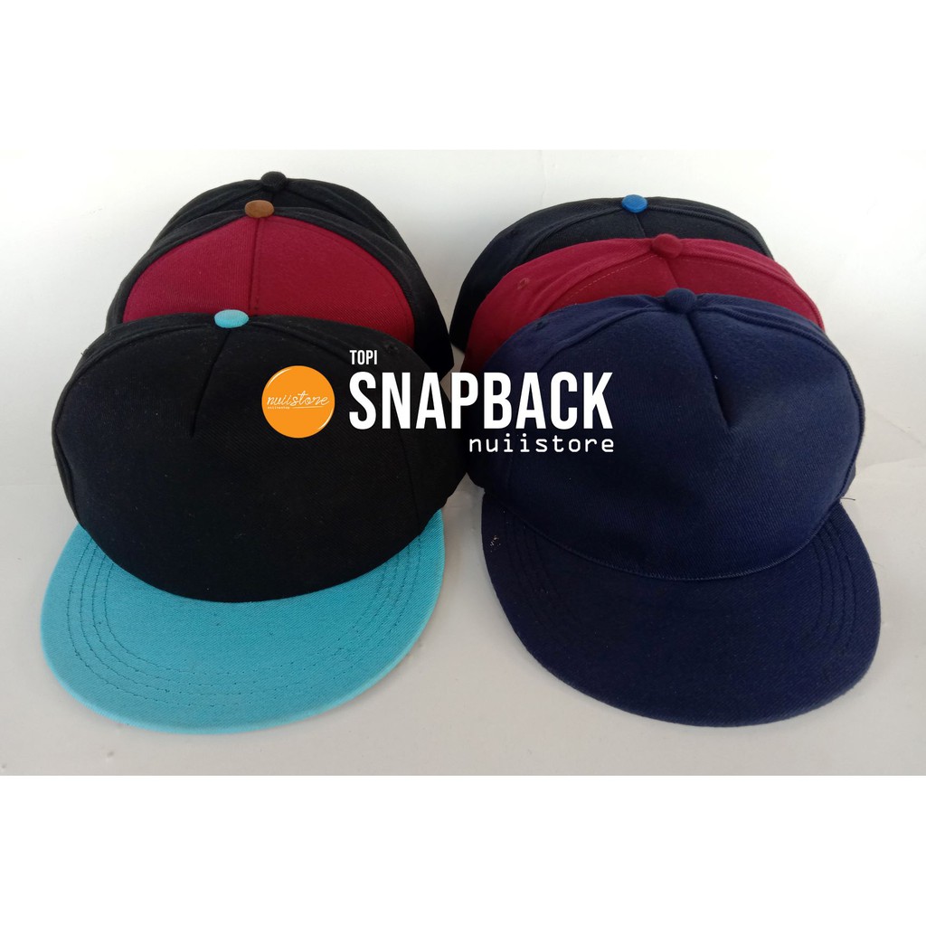 Jual Topi Snapback Polos - Topi HipHop Polos | Shopee Indonesia