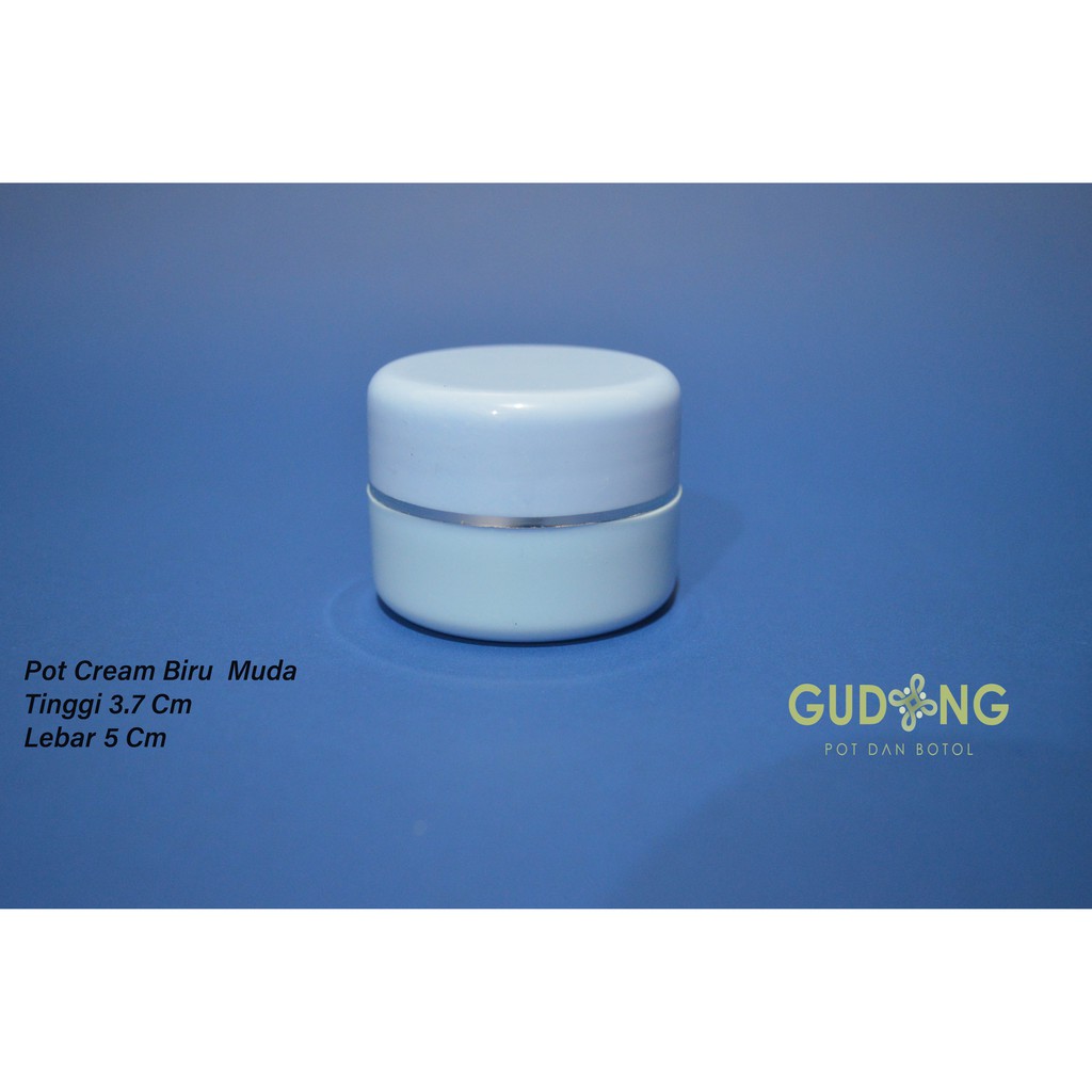 Jual Pot Cream 12,5 gr / 12,5gr Biru (KEMASAN 25 PCS) | Shopee Indonesia