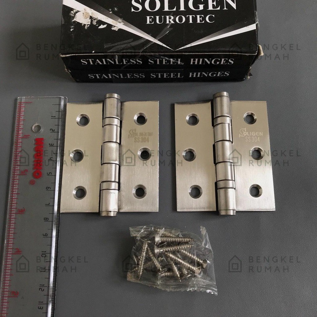 Jual Engsel Pintu SOligen SUS 304 Tebal (3" sampai 5") | Shopee Indonesia