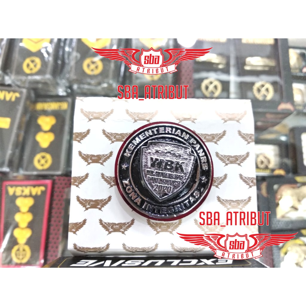 Jual PIN WBK 2020 MAGNET AKRILIK | ZONA INTEGRITAS | Shopee Indonesia