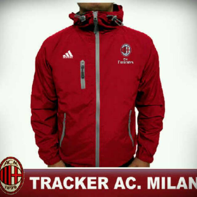 Jual Jaket tracker ac milan | Shopee Indonesia