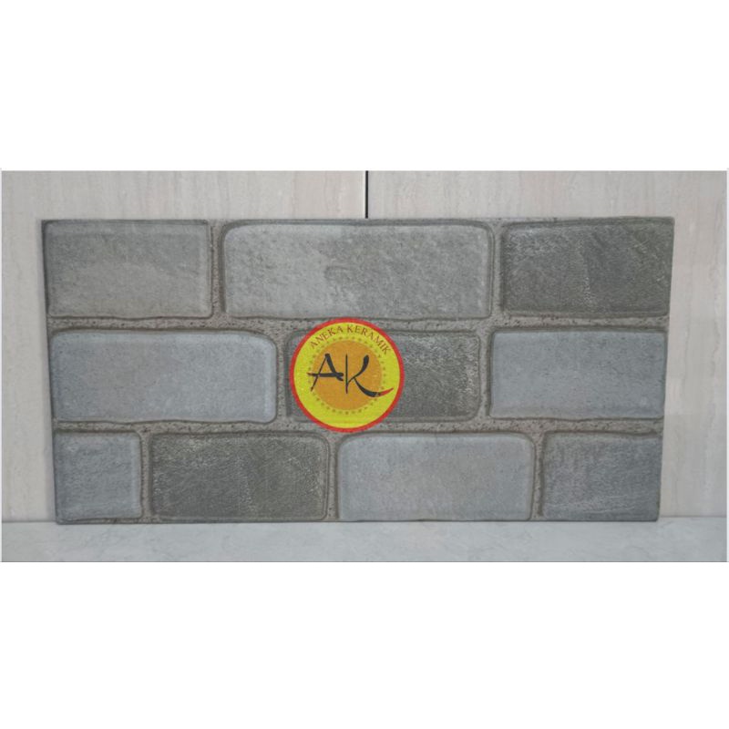 Jual Keramik Dinding Kasar Rustic Motif Batu Alam Timbul Matt 20x40 ...