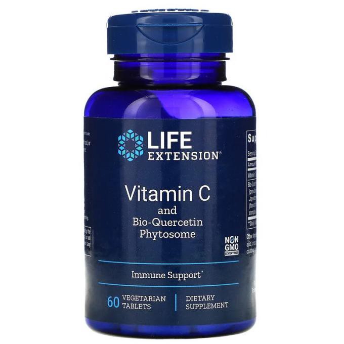Jual Life Extension Vitamin C Bio-Quercetin Phytosome 60 Vegetarian ...