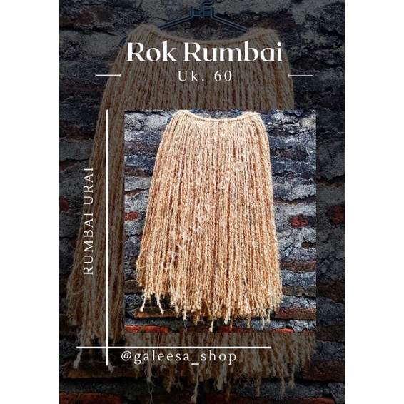 Jual ROK RUMBAI URAI/ROK HAWAI ADAT PAPUA 60CM | Shopee Indonesia