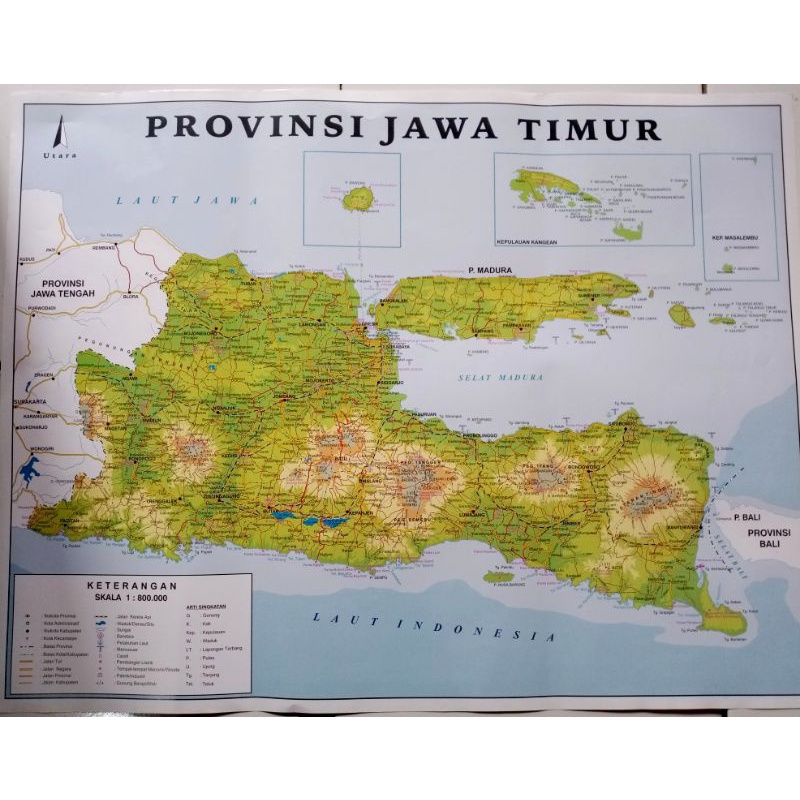 Jual PETA PROVINSI JAWA TIMUR | Shopee Indonesia