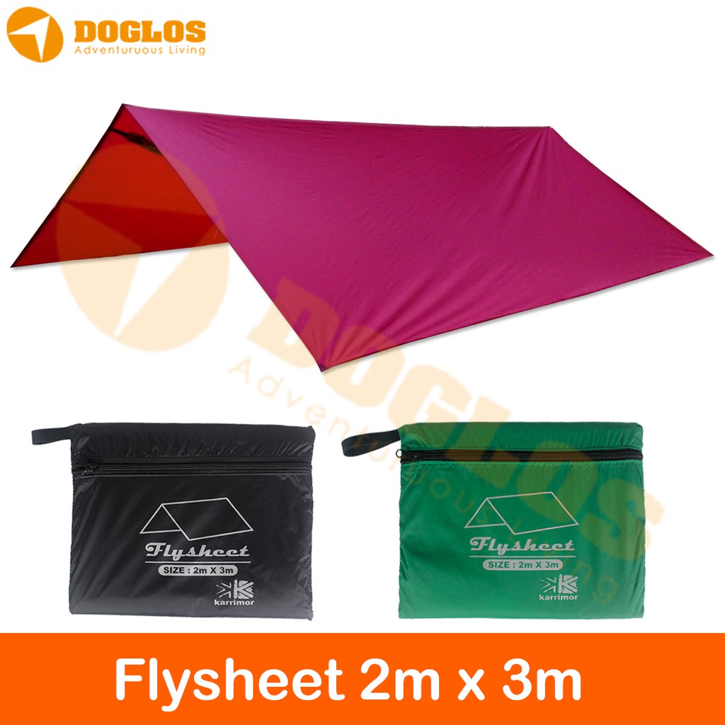 Jual Flysheet tenda 2 x 3 m / 200 x 300 cm bivak Waterproof gunung ...