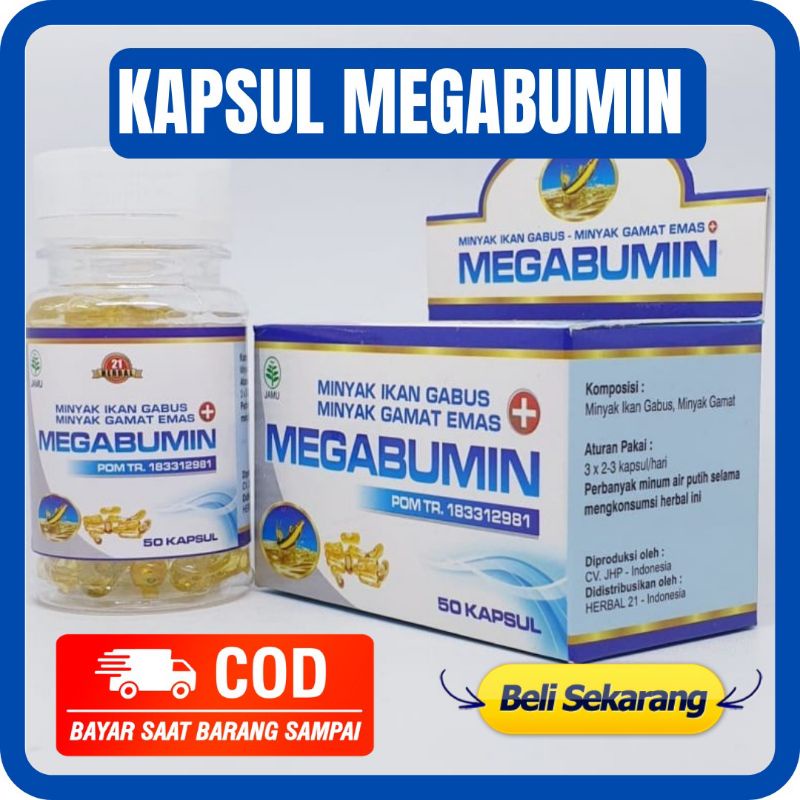 Jual (AGEN RESMI) MEGABUMIN - Kapsul MEGABUMIN Minyak Ikan Kutuk ... Jual (AGEN RESMI) MEGABUMIN - Kapsul MEGABUMIN Minyak Ikan Kutuk ...