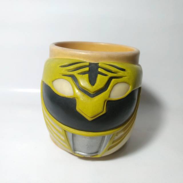 Jual Mug Power Rangers Yellow Megacept Saban Gelas Ranger Rare Toy ...