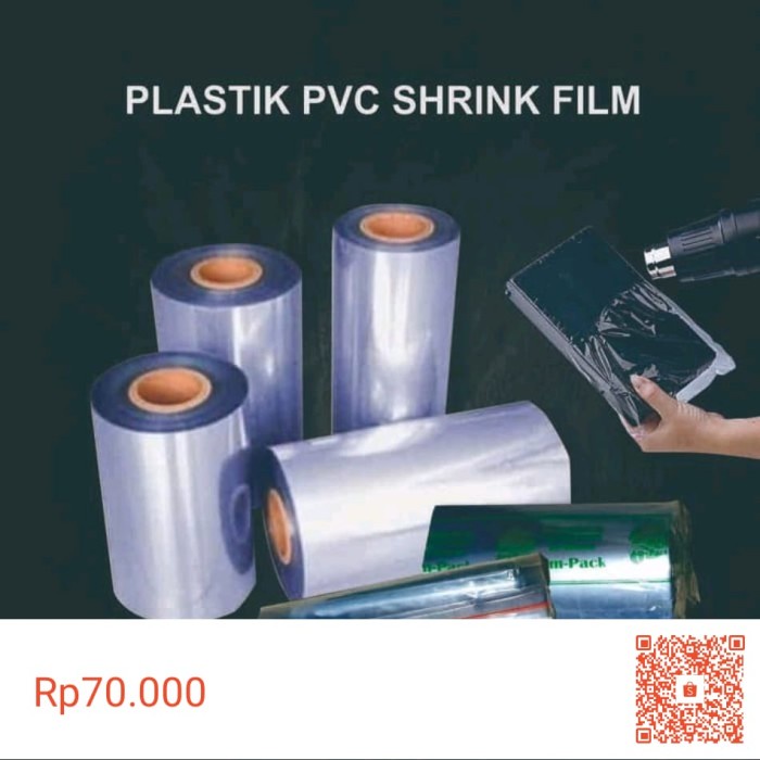 Jual Plastik Segel/ Plastik Shrink / PVC Shrink Film uk 11cm - 20 cm ...
