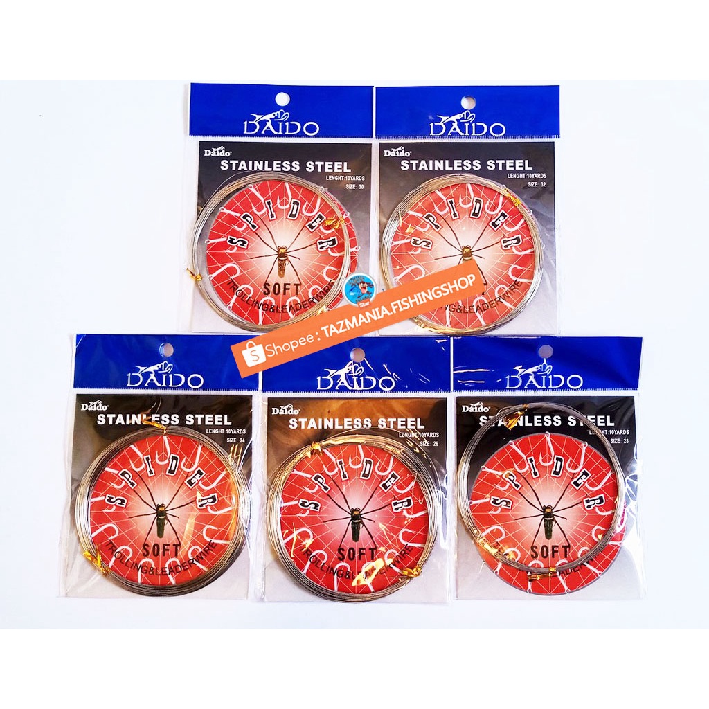 Jual kawat neklin Daido Spider Wire soft daido stainless steel nexlin ...
