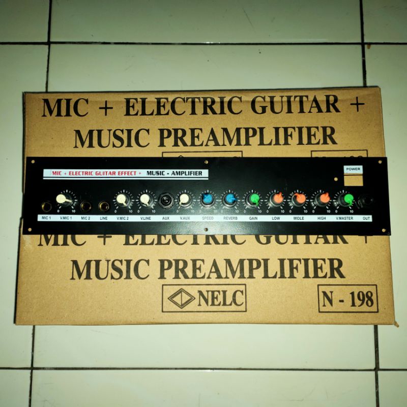Jual Kit Pre Amplifier Mic Electric Guitar Effect Music Nelc Gitar ...