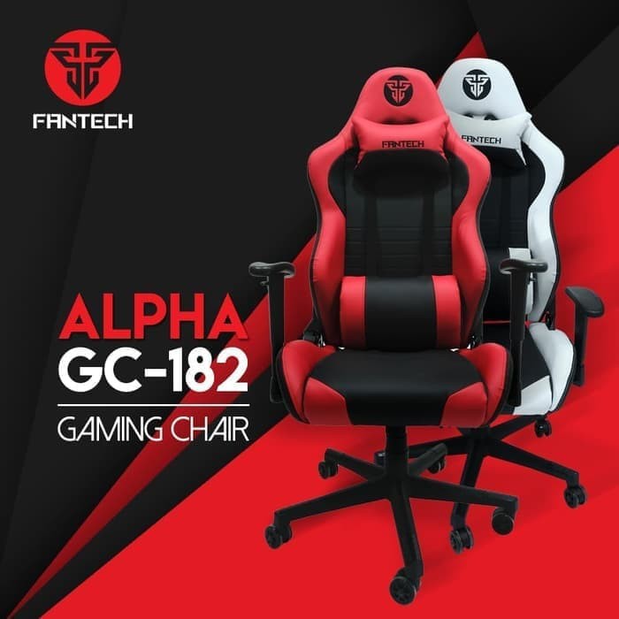 Jual Fantech Alpha GC-182 Gaming Chair - Red Black | Shopee Indonesia