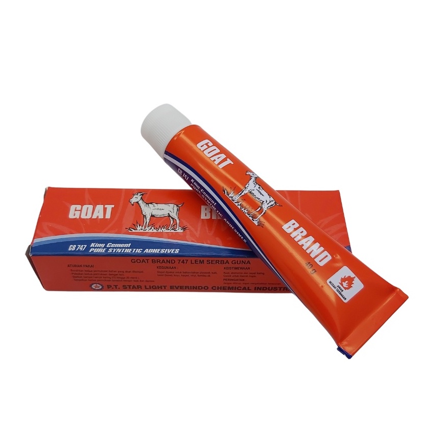 Jual Lem Kambing Goat Brand Lem Tube Odol Kambing 40 gram | Shopee ...