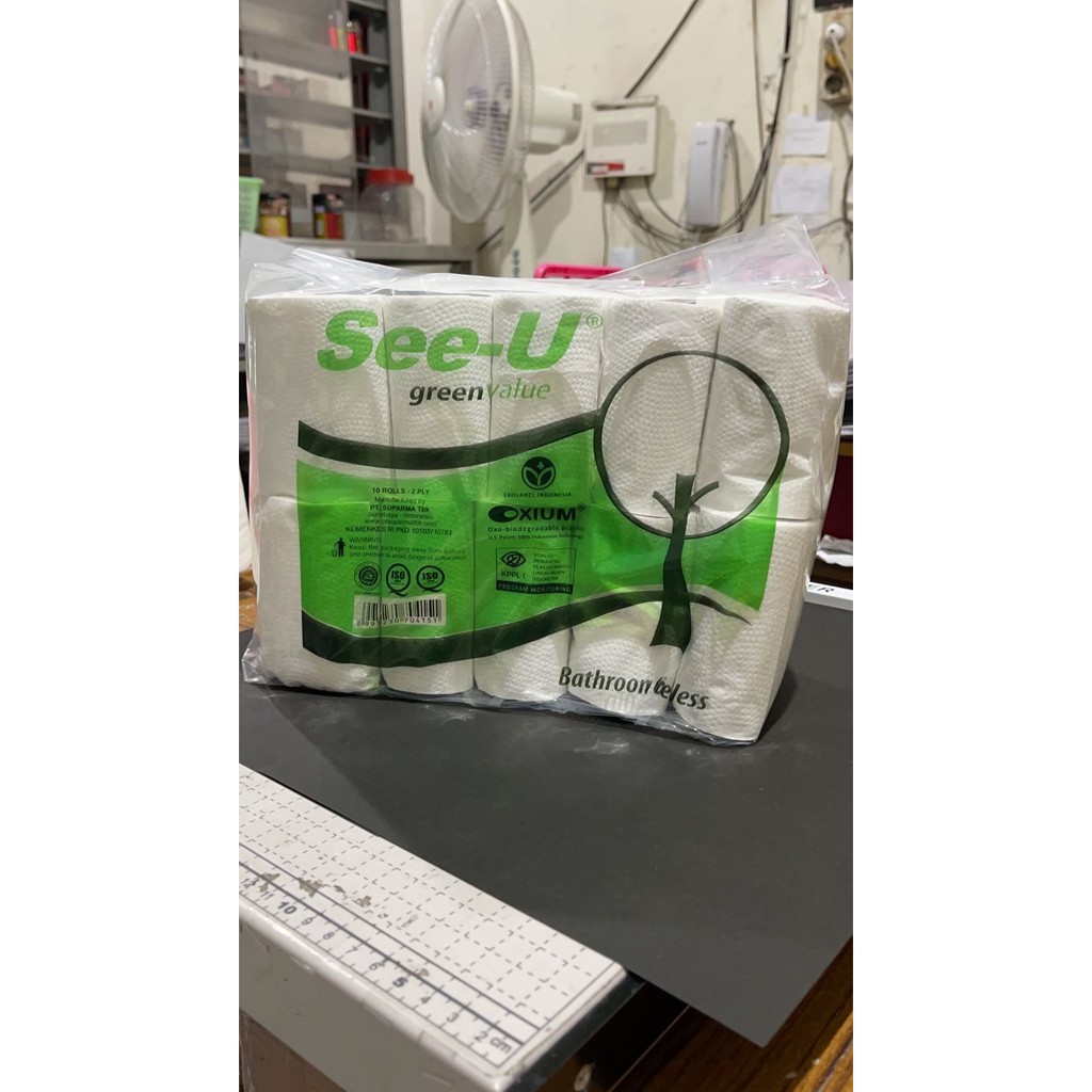 Jual Tissue Merek See-U Coreless Dengan Isi 10 Rolls (2 Ply) | Shopee ...