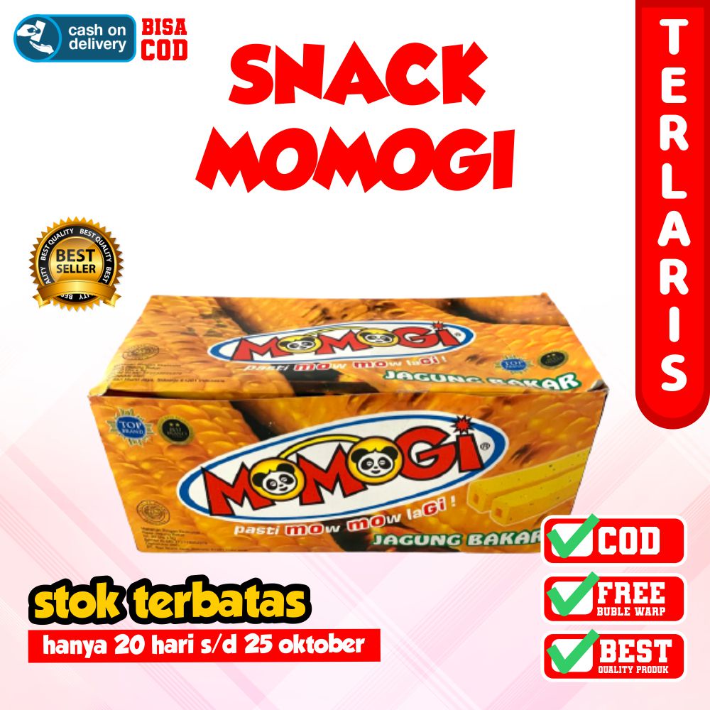Jual MOMOGI SNACK WAFER STICK EXTRUDAT MAKANAN RINGAN CEMILAN JAGUNG ...