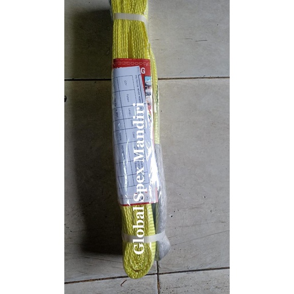 Jual HNM WEBBING SLING / TALI ANGKAT 3 TON X 4 MTR KUNING | Shopee ...
