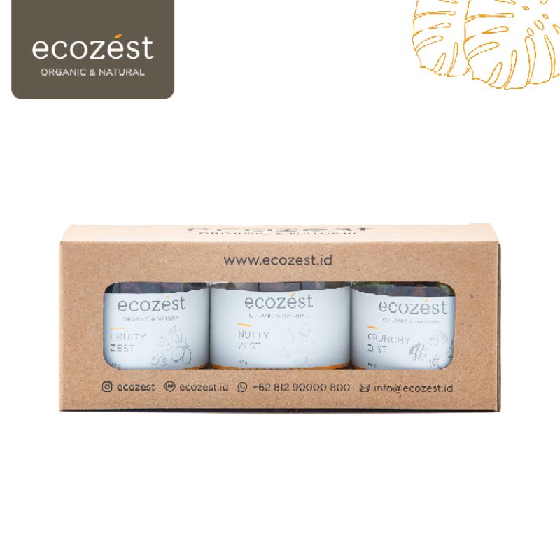 Jual Ecozest - Zesty Combo (Fruity, Nutty, Crunchy) | Shopee Indonesia