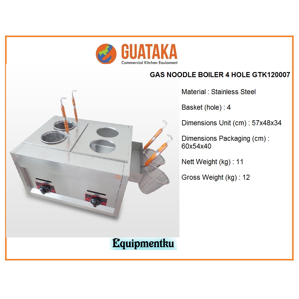 Jual GAS NOODLE BOILER 4 HOLE GUATAKA GTK120007 | Shopee Indonesia