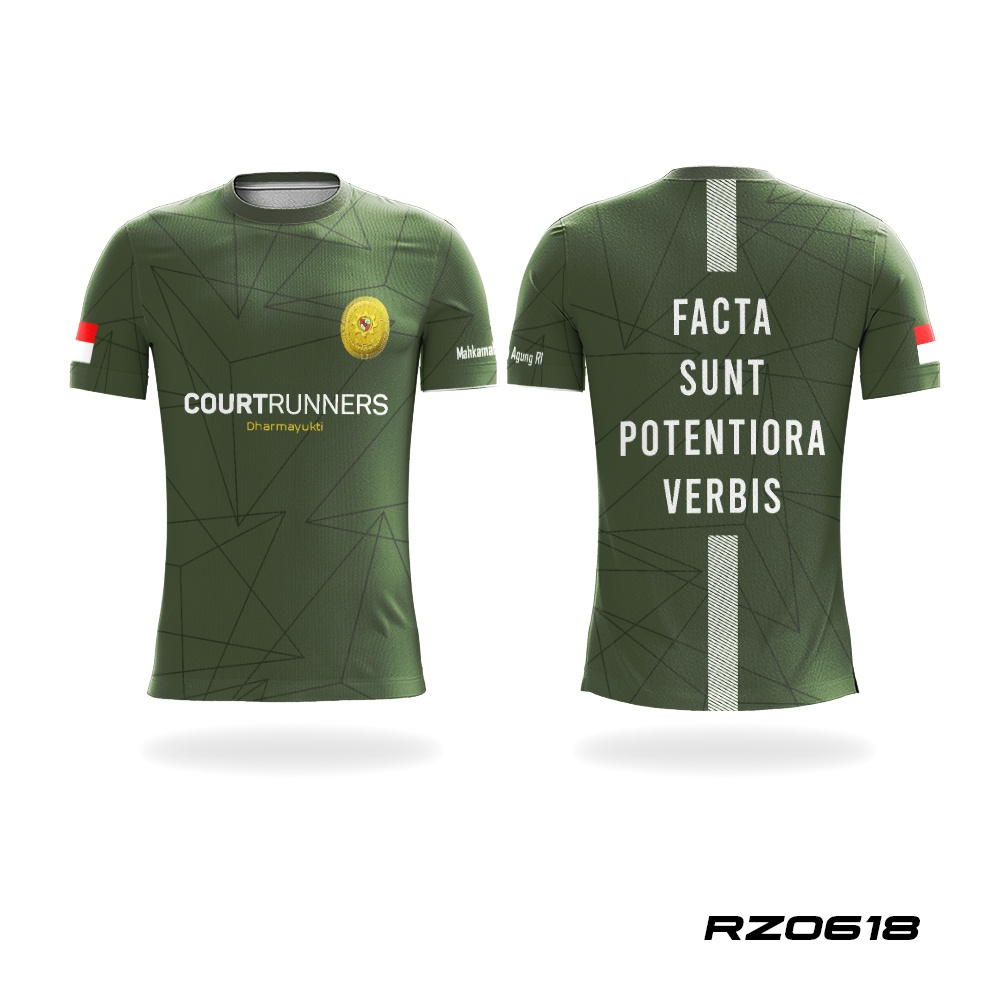 Jual Kaos Jersey Lari Running Runner Custom Design Dryfit RZ0618 ...