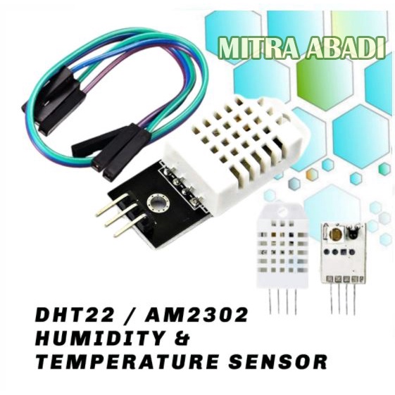Jual DHT22 / AM2302 Humidity & Temperature Sensor Suhu for Arduino + 3 ...