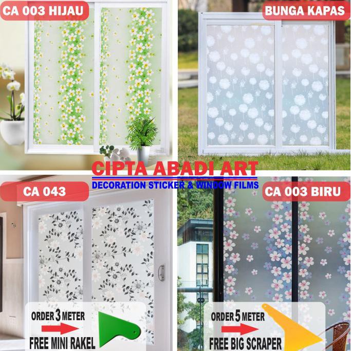 Jual Stiker Kaca Pintu,Jendela L-90 - 0023 L-90 Cm | Shopee Indonesia