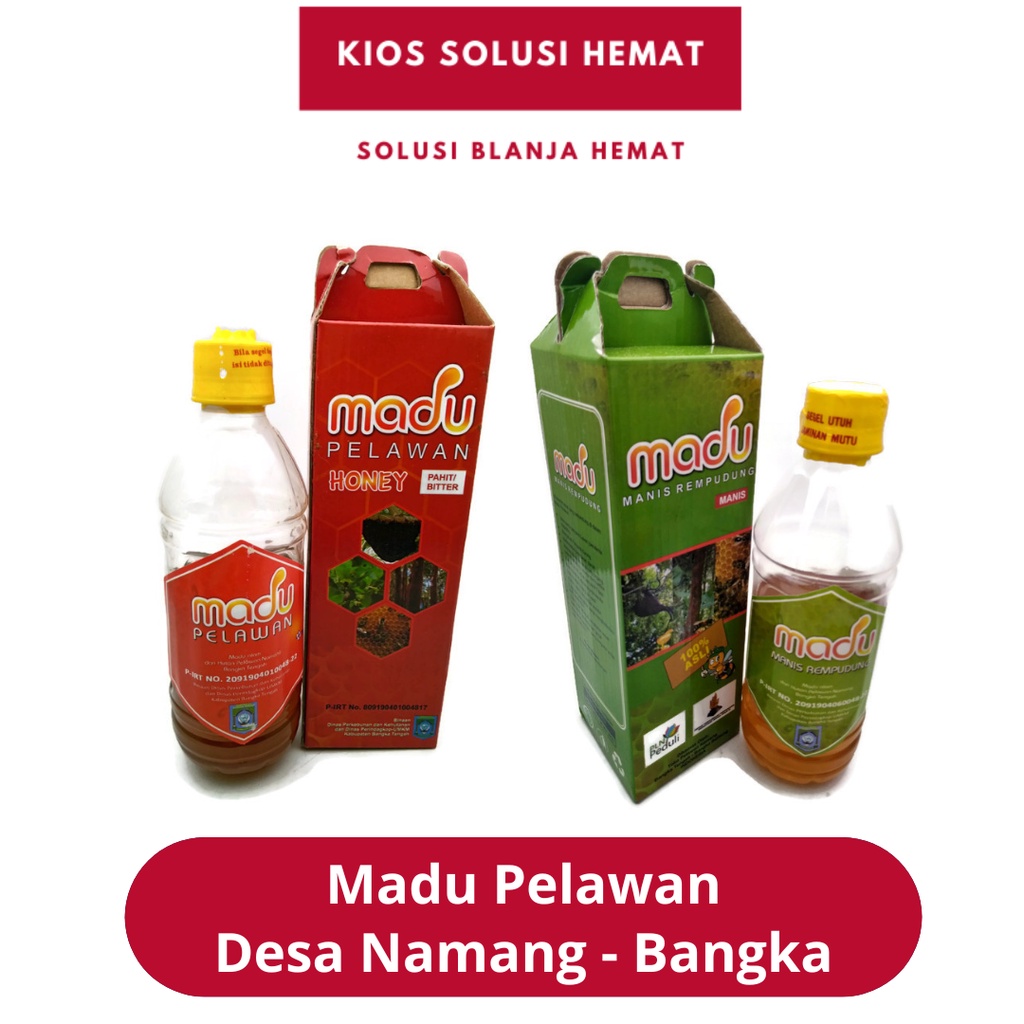 Jual Madu Hutan Pahit dan Manis Pelawan Desa Namang Bangka ASLI Garansi | Shopee Indonesia