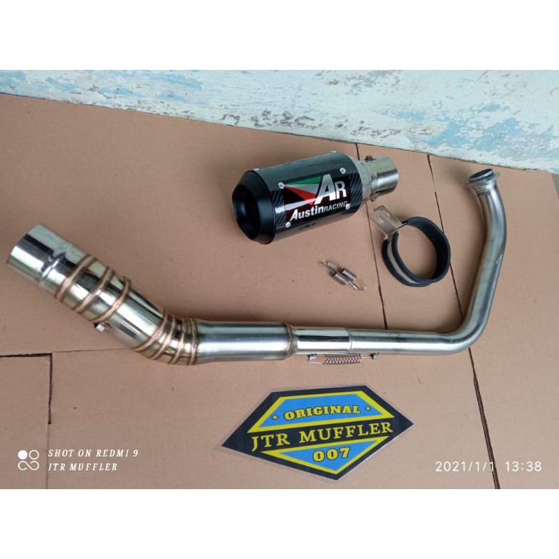 Jual KNALPOT AUSTIN RACING carbon Yamaha Xsr 155 R15 V2 V3 v4 | Shopee ...