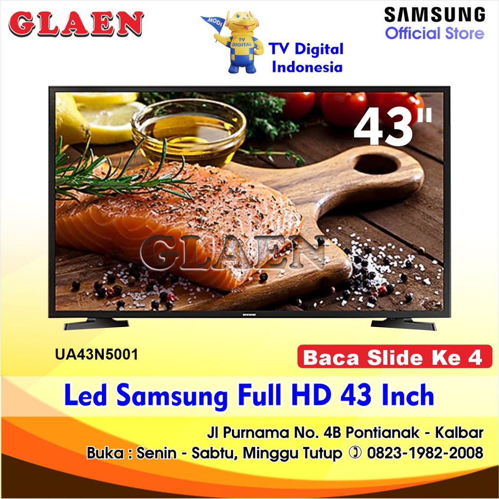 Jual TV Led Samsung Digital TV Full HD 43 Inch UA43N5001 | TV Samsung Murah 43 Inch 43N5001 ...