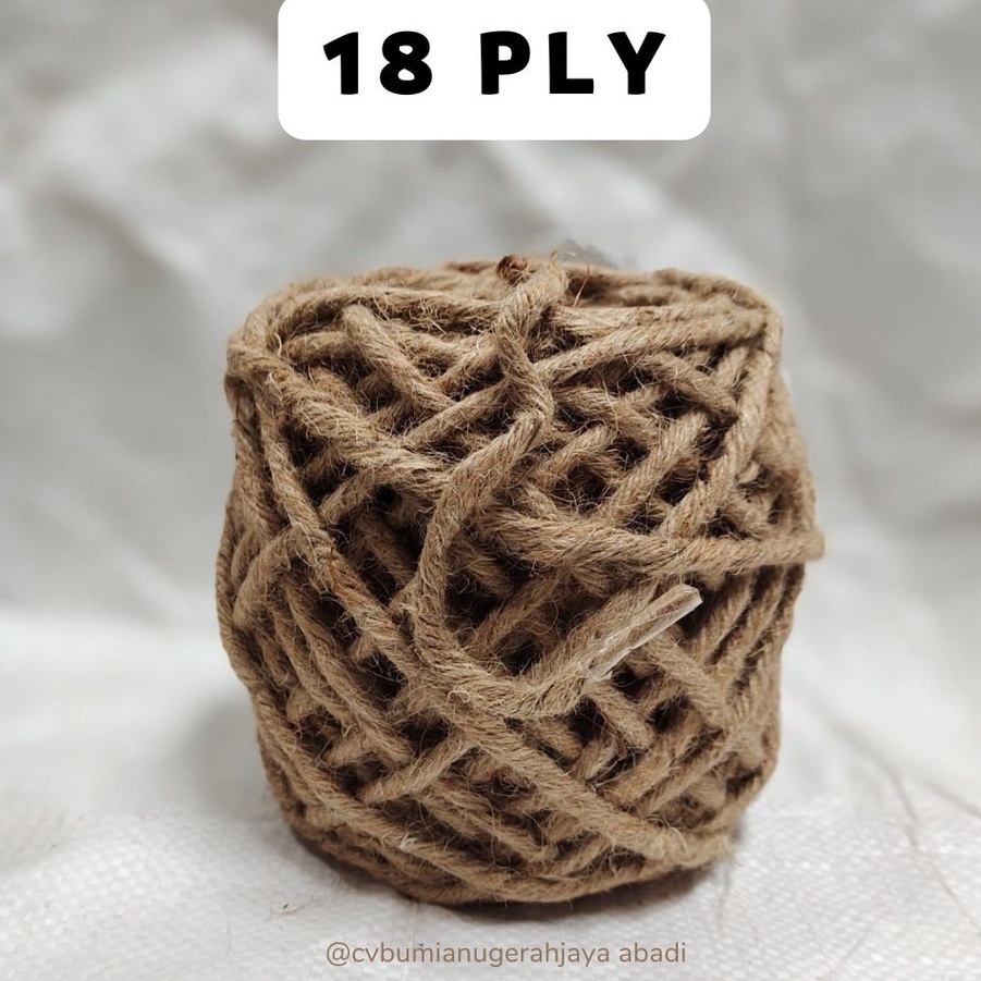 Jual 18ply 25 Meter Tali Goni, Tali Rami & Tali Jute | Shopee Indonesia