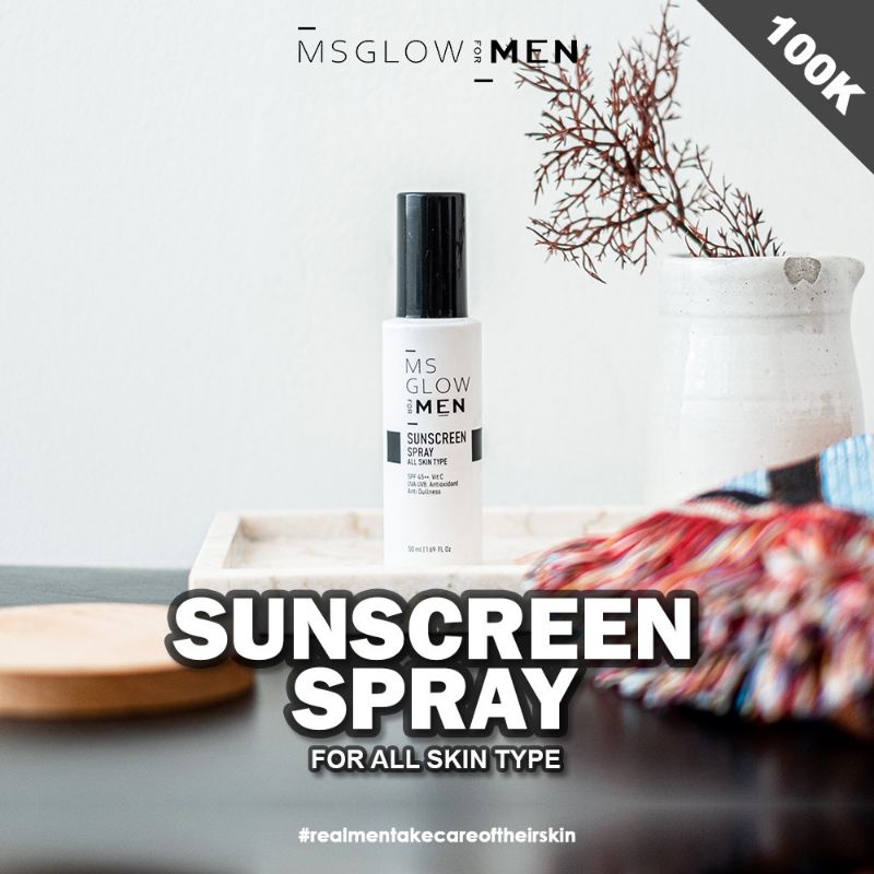 Jual MS Glow Men (Sunscreen Spray) | Shopee Indonesia