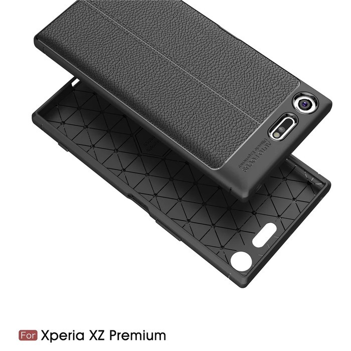 Jual CASE SONY XZ PREMIUM CARBON AUTOFOCUS MOTIF KULIT ORIGINAL LUXURY ...