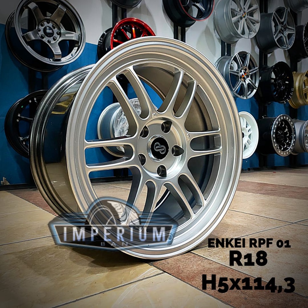 Jual Velg JDM Ring 18 R RPF 01 R18x85/95 H5X114,3 ET35 Hyper Silver ...
