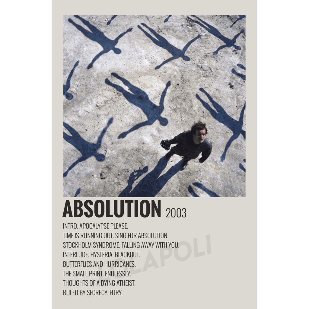 Jual Poster Cover Album Absolution - Muse | Shopee Indonesia