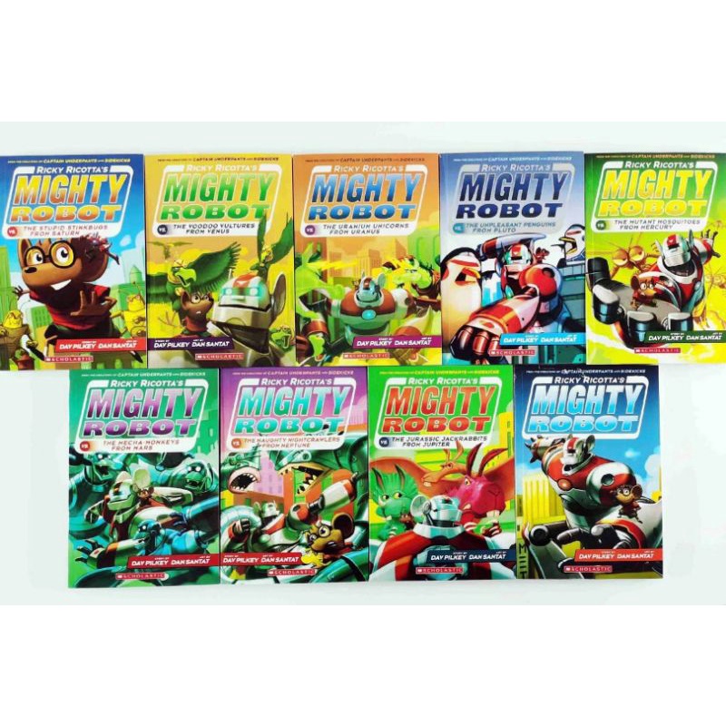 Jual Ricky Ricotta's Mighty robot from author of captain underpants and ...