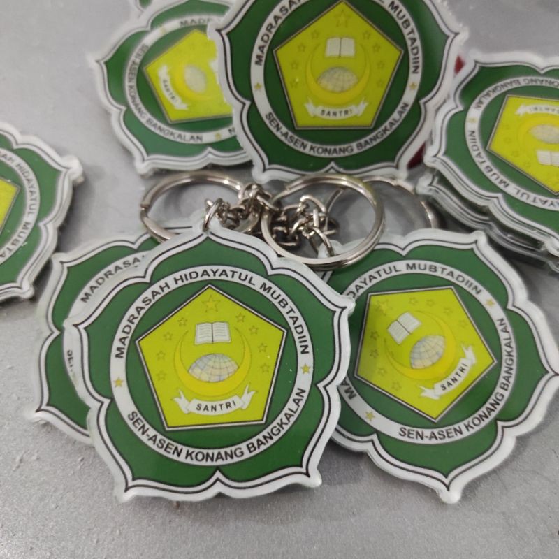 Jual GANTUNGAN KUNCI Logo Sekolah Perusahaan Perguruan Toko Logo Costum ...