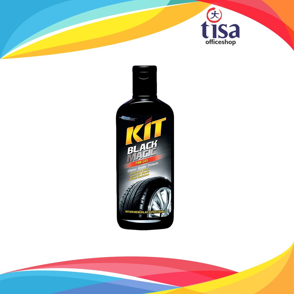 Jual Pengkilap Ban Kit Black Magic Tire Gel 270 ml ( Botol ) | Shopee ...