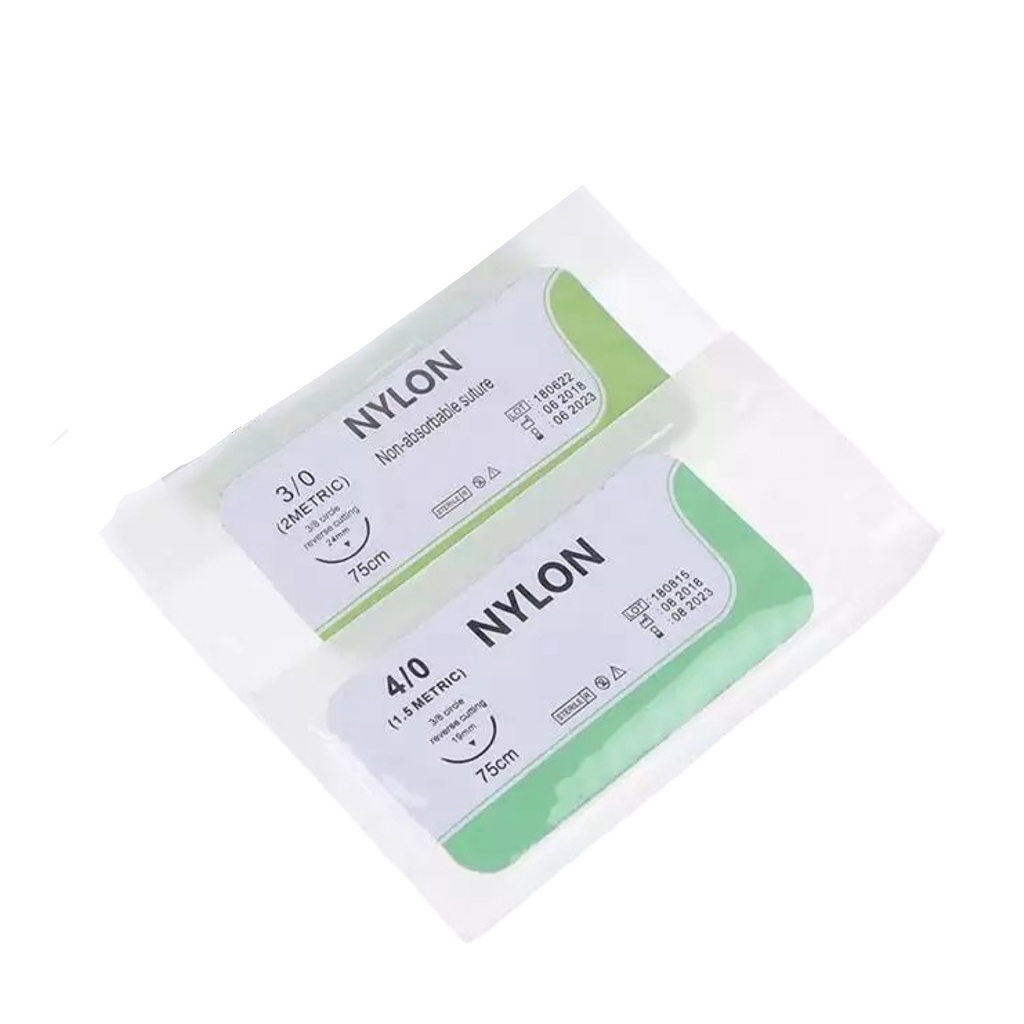 Jual Dental suture non absorbable Jarum hecting jarum jahit benang ...