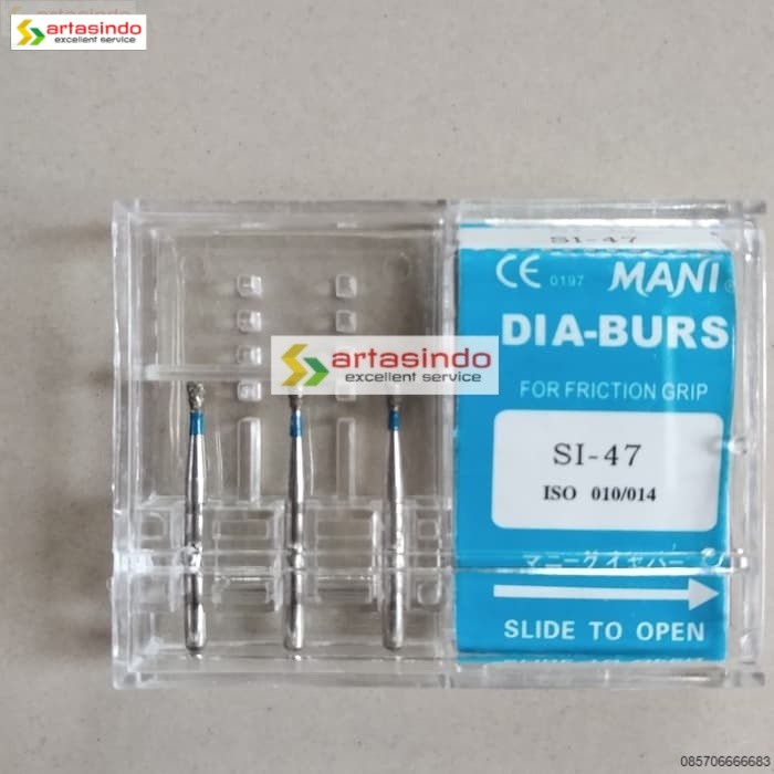 Jual Dental Diamond Bur Mani Bur Inverted kode SI-47 | Shopee Indonesia