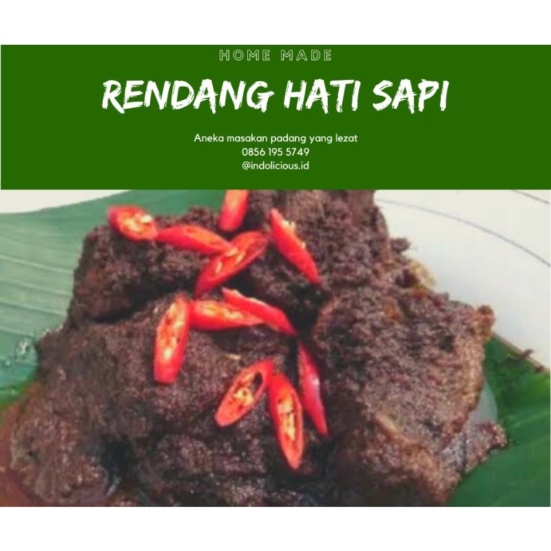 Jual RENDANG PADANG HATI SAPI HALAL&ENAK | Shopee Indonesia